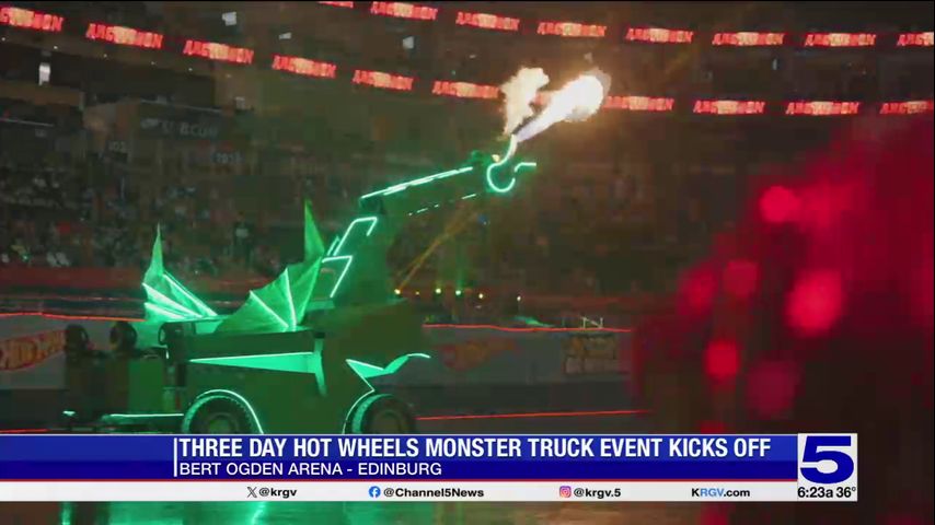 Three-day Hot Wheels monster truck event kicks off in Edinburg