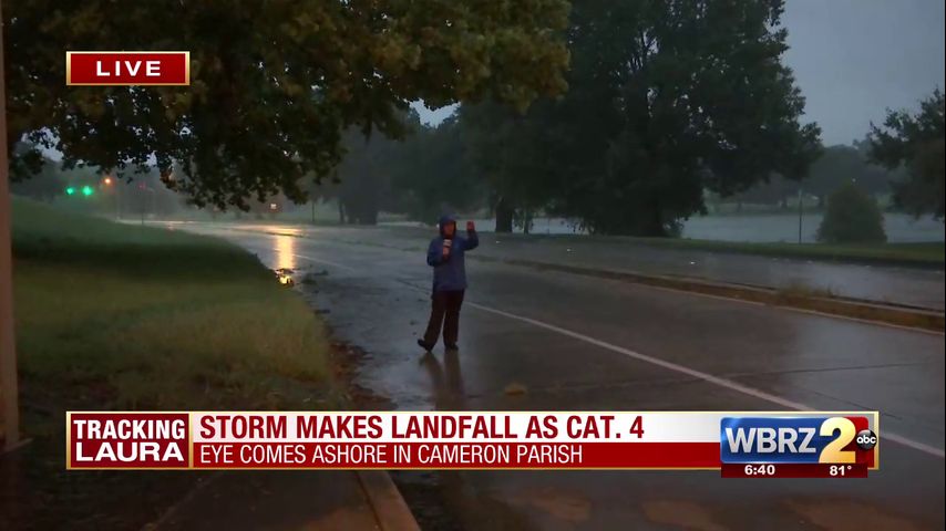 Hurricane Laura's impact on Baton Rouge