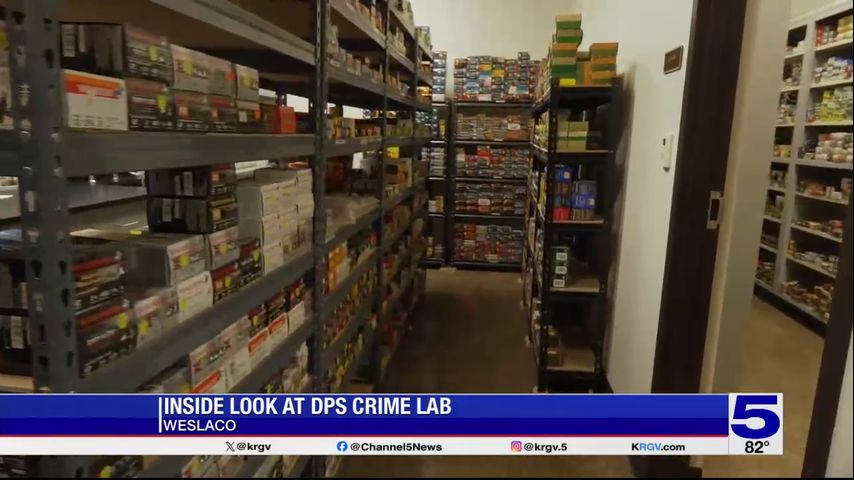 An inside look at DPS crime lab in Weslaco